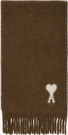 Ami Ami Paris Alpaka-Schal braun