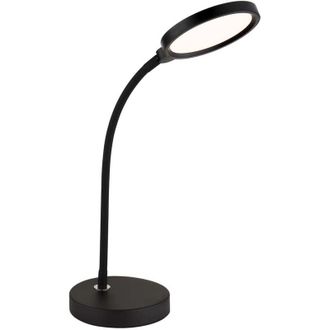 Globo Lighting Lampe de table, lampe de lecture, acrylique noir mat, variateur tactile, LED, H 56 cm