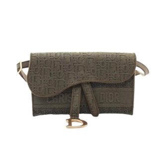 Dior Sac banane doccasion Saddle - Femme - Pre-owned - Vert - Taille: ONE Size