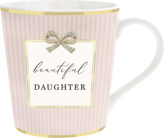 Lesser & Pavey Kaffeetasse im britischen Design, Keramik-Kaffeetassen f&uuml;r Zuhause oder Arbeit, gro&szlig;e Tassen f&uuml;r hei&szlig;e Getr&auml;nke, Tee- und Kaffeetassen (sch&ouml;ne Tochter