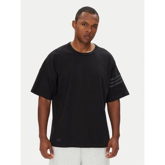 adidas T-Shirt Neuclassics HZ3700 Schwarz Oversize