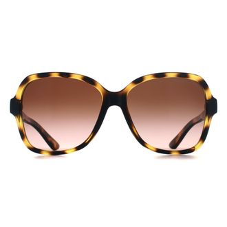 A|X Armani Exchange AX4029S 811713 Gl&auml;nzende Sonnenbrille in Havanna mit braunem Farbverlauf