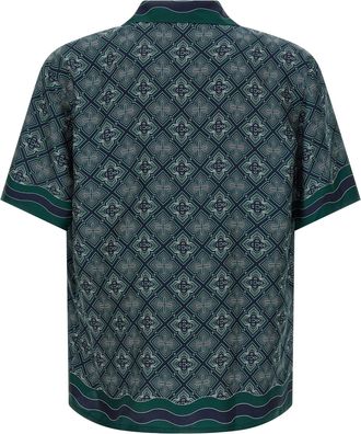 Casablanca Mens Bicolor Silk Blouse