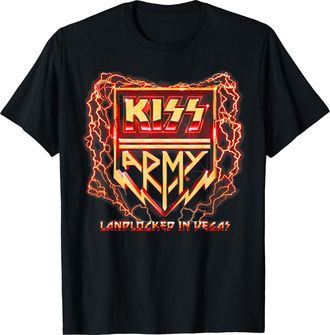 Kiss Offizieller exklusiver Kiss Army Landlocked Lightning T-Shirt