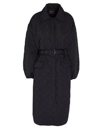 8 by YOOX RECYCLED POLY PUFF-SLEEVE QUILTED PUFFER MIDI COAT