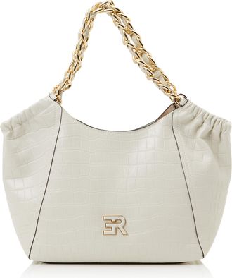 Ermanno Scervino Unisex Tamara Handbag, Ivory