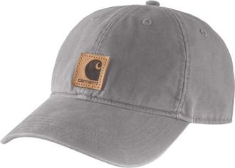 Carhartt Work in Progress Herren Canvas Cap Baseballkappe, Asphalt, Einheitsgr&ouml;&szlig;e