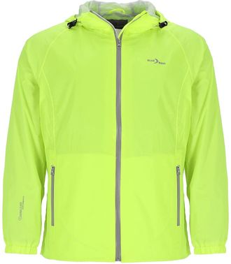 Blue Wave Herren Funktionsjacke Fabian - Outdoor-Jacke Regenjacke Wander- und Fahrradjacke in Neongelb Größe 4XL