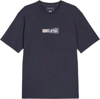 Yohji Yamamoto GFX short-sleeve T-shirt - Schwarz