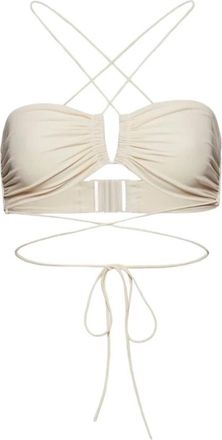 Magda Butrym Femme, Maillots de bain, Beige, Taille: 38 FR Bikinis