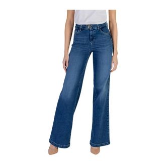 Liu Jo Jeans mit Rei&szlig;verschluss und Knopfleiste und Stretch-Baumwollmischung - - Jeans - Damen - Blau - W26