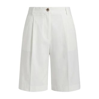 Pinko Pinko, Femme, Shorts, Blanc, Taille: 38 FR Byrana Long Shorts