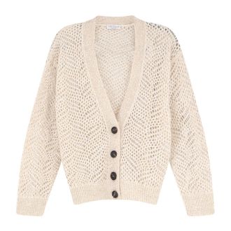 Brunello Cucinelli Damen, Strickwaren, Beige, MGr&ouml;&szlig;e
