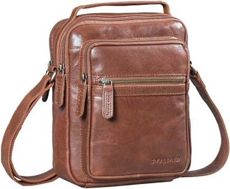 STILORD Lazzaro Sac Bandouli&egrave;re Homme Cuir Petit Crossbody Sac &agrave; &Eacute;paule pour Tablette 10,9 Messenger Bag &Eacute;l&eacute;gant Sacoche &agrave; Main pour Hommes Couleur:maraska - 