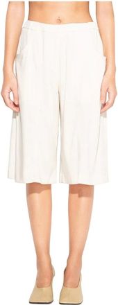 Akep Femme, Shorts, Beige, Taille: 36 FR Bermuda ampi al ginocchio