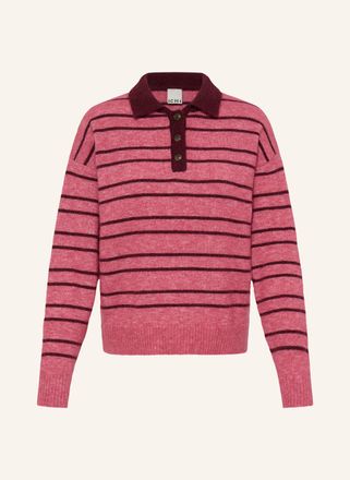 Ichi Strick-Poloshirt Ihsage pink