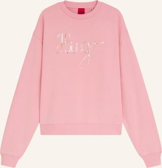 HUGO BOSS Hugo Sweatshirt Deroxina_4 Oversize Fit pink