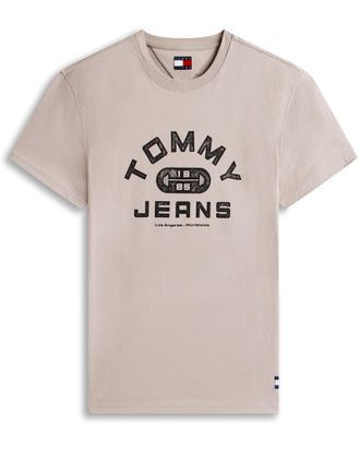 Tommy Hilfiger T-Shirt mit Label-Print auf der Vorderseite aus Baumwolle in