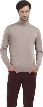 Moorer Homme, Pulls, Beige, Taille: XL Pull &agrave; col roul&eacute; Todi