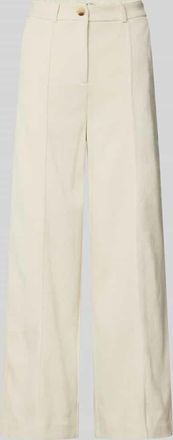 Ichi Wide Leg Cordhose mit Bundfalten Modell KATE