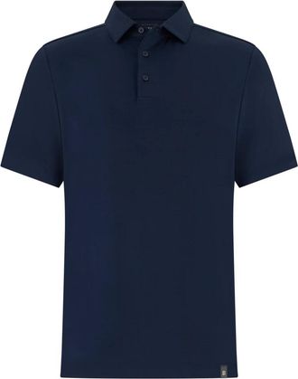 Boggi Milano Homme, Tops, Bleu, Taille: L Polo en coton Supima stretch