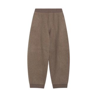 Max Mara Pantalon en Jersey - Femme - Pantalons - Brun - Taille: 34 FR