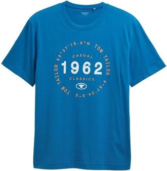 Tom Tailor Herren 1046793 T-Shirt, 28857 - Blue Petrol, L EU