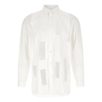 Comme Des Gar&ccedil;ons Leichtes Baumwoll-Popeline-Hemd - - Shirts - Herren - Wei&szlig; - M