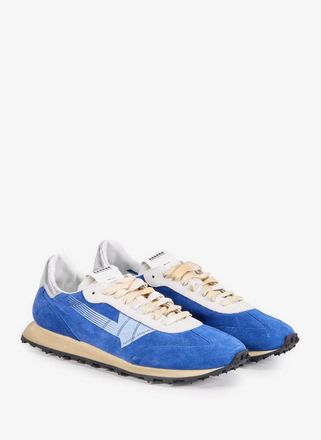 RUN OF Baskets en cuir su&eacute;d&eacute; m&eacute;lang&eacute;