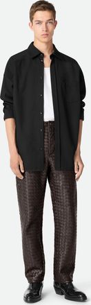 Bottega Veneta Hose Aus Intrecciato Leder - Bottega Veneta