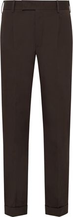 Pantaloni Torino Chino mit Umschlag, Bundfalte und Stretchanteil, Rebel Fit in