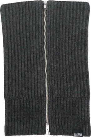 Maison Margiela unisex, Accessoires, Gris, Taille: ONE Size High Zip Collar