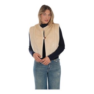 Suncoo Damen, Jacken, Beige, LGr&ouml;&szlig;e