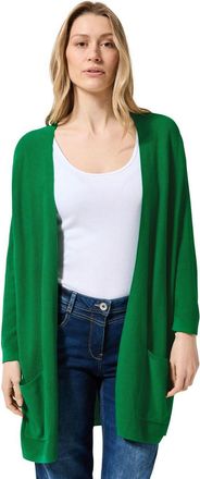 Cecil Damen B253948 Offener Feinstrick Cardigan, Garden Green, Large