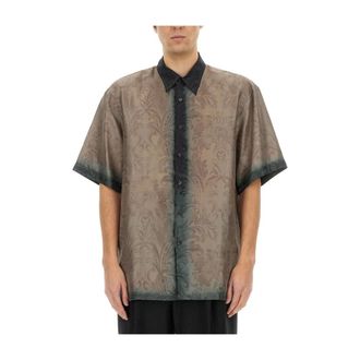 Dries Van Noten Seiden Kurzarmhemd - - Shirts - Herren - Mehrfarbig - L