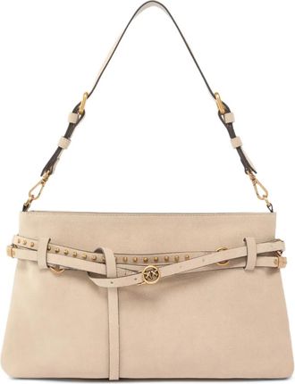 Pinko sac port&eacute; &eacute;paule Belt Bag m&eacute;dium - Tons neutres