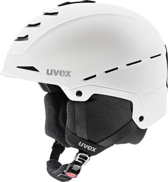 Uvex Legend 2.0 - Skihelm für Damen und Herren - individuelle Größenanpassung - optimierte Belüftung - White-Black matt - 59-62 cm