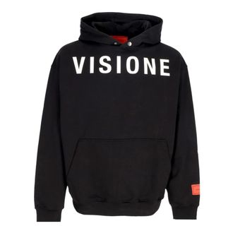 Vision Of Super Schwarzer Hoodie mit Meerjungfrauendruck - - Sweatshirts & Hoodies - Herren - Schwarzk - L