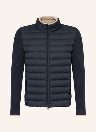 Herno Herno Strickjacke Im Materialmix blau