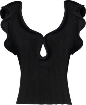 S&eacute;fr Femme, Tops, Noir, Taille: 38 FR Sophie Top