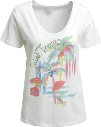 Milano V-Shirt mit Glitzersteinchen