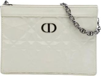 Dior Sac bandouli&egrave;re en cuir Pre-owned - Femme - Pre-owned - Blanc - Taille: ONE Size