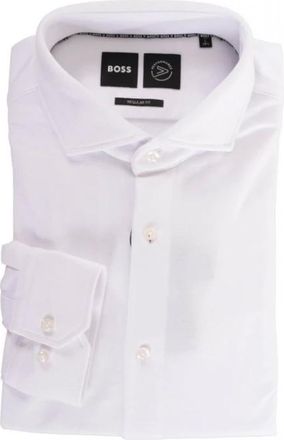 HUGO BOSS Homme, Chemises, Blanc, Taille: 3XL Performance Regular Fit Shirt P-Joe-Spread-C1-222