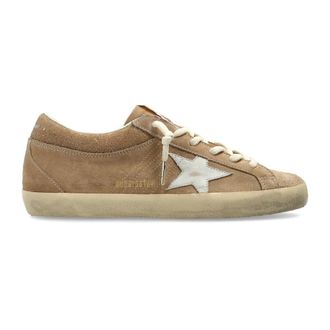 Golden Goose Super Star Avec &Eacute;peron Sans Talon A - Femme - Chaussures - Brun - Taille: 37 EU