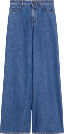 Max Mara Femme, Jeans, Bleu, Taille: 38 FR Pantalone in denim