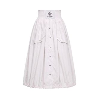 Mr & Mrs Italy Jupe midi - Femme - Jupes - Blanc - Taille: 38 FR