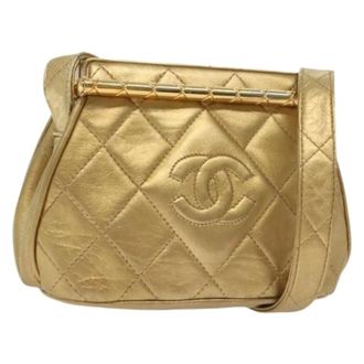 Chanel Pre-owned Cuir sacs-chanel - Femme - Pre-owned - Jaune - Taille: ONE Size