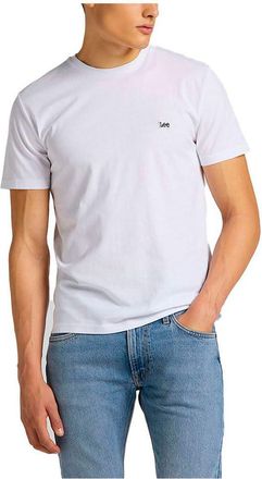 Lee Herren PATCH LOGO TEE T-shirts, WHITE, M