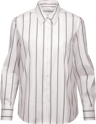 Seidensticker Damen Bluse - Fashion Bluse - Regular Fit - Hemdblusenkragen - Langarm - Baumwollmischung