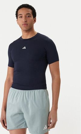 adidas Technisches T-Shirt TECHFIT Compression Training JX2561 Dunkelblau Slim Fit